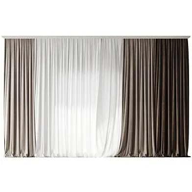 Curtain for Interior 21 - Curtain - 3D model