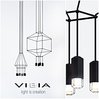 Vibia Wireflow 0304 - Pendant light - 3D model