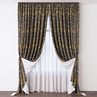 2sided curtains - Curtain - 3D model