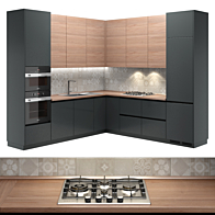 Corner Kitchen - Kitchen - 3D model