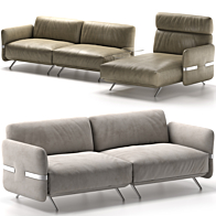 Natuzzi DEEP - Sofa - 3D model
