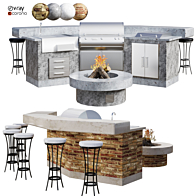 outdoor kitchen - 3D Models Collection