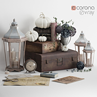 halloween decor - Decorative set - 3D model