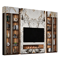 TV Wall 54 - TV Wall - 3D model