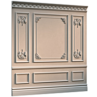 Wall molding - Decorative plaster - 3D model