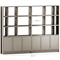 Modular cabinet - Rack - 3D model