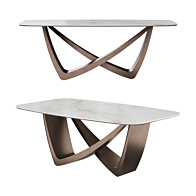 Sobro Wood Dining Table - Table - 3D model