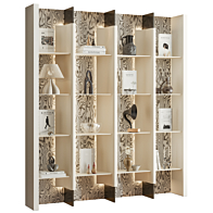 Ava Bookshelves and Multimedia - Rack - 3D model