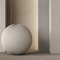 Decorative Plaster Wall Texture 4K - Seamless - Wall covering - 3D model