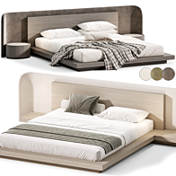 Qblan bed / The Blue House - Bed - 3D model