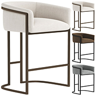 OM Bar stool with armrests Rolf Lawsit - Chair - 3D model