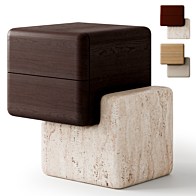 Bedside table CUBE - Sideboard & Chest of drawer - 3D model