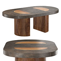 Rustic Stone table - Table - 3D model