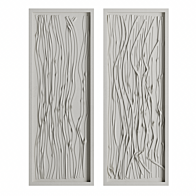 Gypsum Wall Art 1 - Frame - 3D model