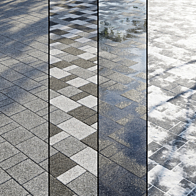 Paving - Tile - 3D model