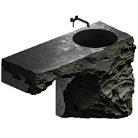 stone wash basin set2 - Wash basin - 3D model