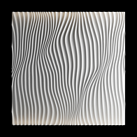 Wave wall 20 - 3D panel - 3D model