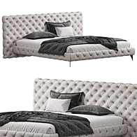 Bed Wind Night, Gamma Arredamenti - Bed - 3D model