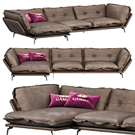 Sofa McQueen - Gamma Arredamenti - Sofa - 3D model