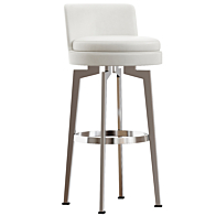 French café bar stool - Chair - 3D model