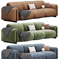 COLLE 3 seater Sofa by Natuzzi Italia - Sofa - 3D model