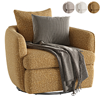 Flexform Tosca & Jiff - Arm chair - 3D model