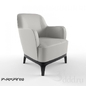 Flexform Lysandre - Arm chair - 3D model