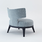 Flexform Mood Drop - Arm chair - 3D model
