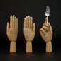 Wooden hand - Toy - 3D model