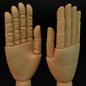 Wooden hand - Toy - 3D model