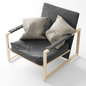 Armchair MINOTTI ATLAN - Arm chair - 3D model
