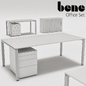 Bene Office Set - Desk and Storage - Office furniture - 3D model