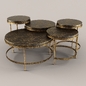 Lotus Coffee Table David Shaw - Table - 3D model