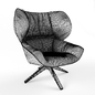 Tabano - Arm chair - 3D model