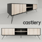 Castlery - Reed TV console 2.0m - Sideboard & Chest of drawer - 3D model