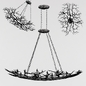Currey & Company Rainforest Chandelier Lighting - Pendant light - 3D model