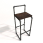 OM Bar Stool - Chair - 3D model