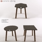 Tacchini Ruler Table Set2 3Tables - Table - 3D model