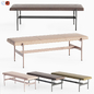 Modern Leather Daybench Blu dot - Other soft seating - 3D model