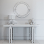 Console Seoul + Desk lamp Budapest + Mirror M10094 - Console - 3D model
