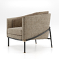 Fil Noir - Minotti - Chair - 3D model