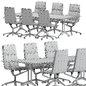 Wilkhahn logon table & sola chair - Office furniture - 3D model
