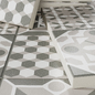 MALLSTEN IKEA. Floor decking, outdoor. Gray \ white - Tile - 3D model