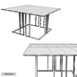 Meridiani Charlie Table - Table - 3D model