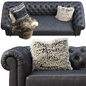 Joybird Bree Leather Sofa - Sofa - 3D model