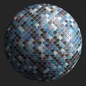 Materials 18- Fish scale tiles PBR - Tile - 3D model