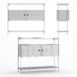 Hubsch Console table - Sideboard & Chest of drawer - 3D model