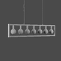 Furnwise - Industrial Ceiling Light Aiden 7L - Pendant light - 3D model