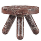 Jaxx Side Red Marble Table By CB2 - Table - 3D model