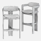 Gallotti & Radice 0419 barstool - Chair - 3D model